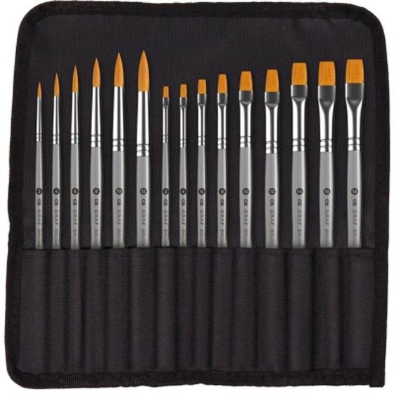 Pincel graf brush set 510/520 estojo c/ 15 - CIS - Pincéis para Pintura ...