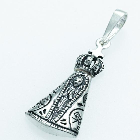 Pingente Bali Nossa Senhora Aparecida Prata 925 - Atraktiva Jóias - Pingente - Magazine Luiza