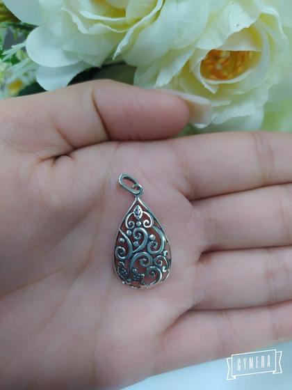 Pingente gota tribal de prata bali - Mercadão das Pratas - Pingente - Magazine Luiza