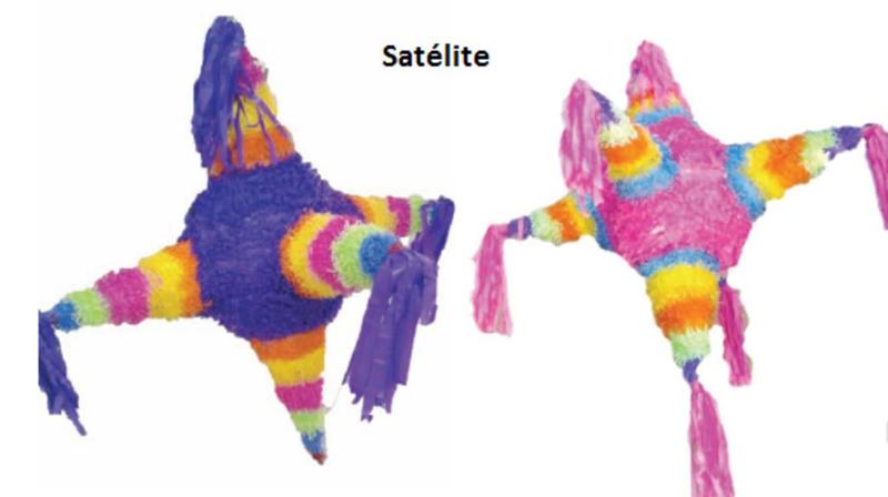 Pinhata Mexicana, com bastão, tapa olhos e confetes - PINHATAS ...