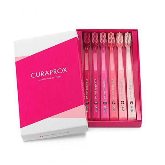 Pink Edition Curaprox Cs 5460 Ultrasoft Edição Limitada - Escova de ...