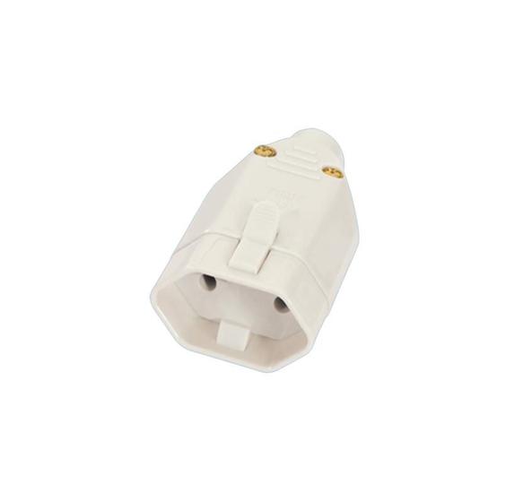 Pino Fêmea 2P 180 10A CINZA - FAME (1417) - Plugs e Adaptadores ...