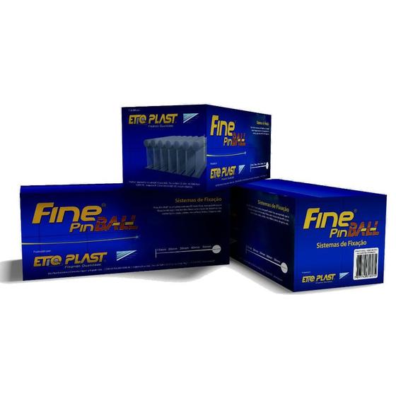 Pino Fine Pin Ball 20mm - Neutro - Caixa 5 Mil Pinos - Etiqplast - 691 ...