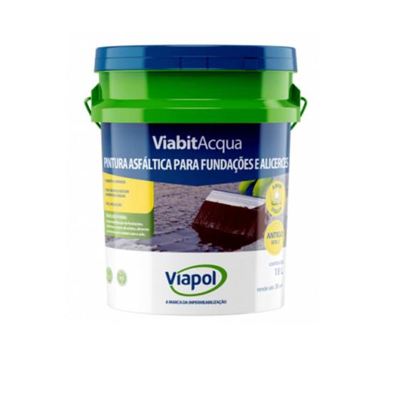 Pintura Asfaltica Viabit Acqua 18l Viapol - Tinta Asfáltica - Magazine ...