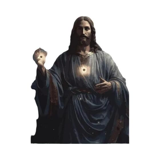 Pintura Em Tela De Jesus Cristo, Leão, Mão De Deus, Arte Religiosa De ...