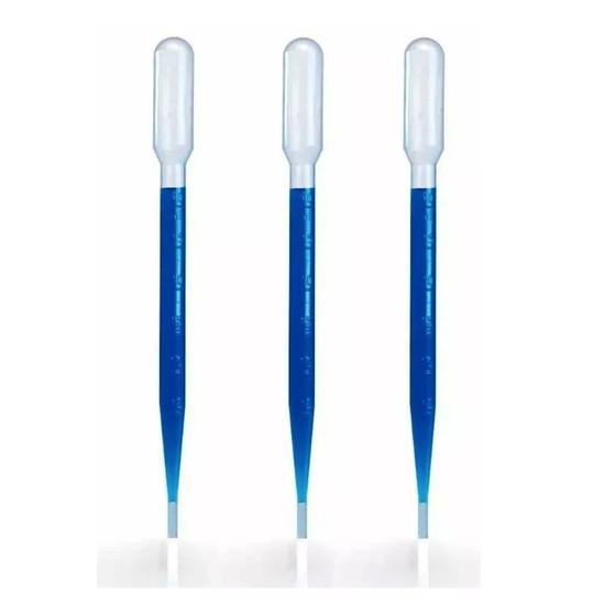 Pipeta Pasteur Graduada Descartável 1 ml Não Estéril (CRAL) - 100 Unidades - Cralplast ...