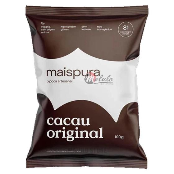 Pipoca Artesanal Mais Pura Cacau Original 100G - Alimentos - Magazine Luiza