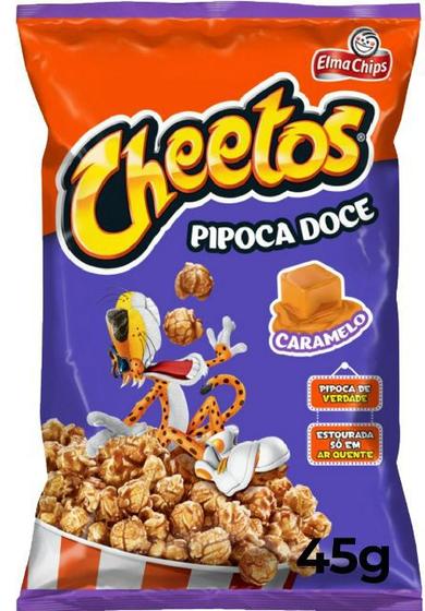 Pipoca Cheetos Caramelizada 45g - ELMA CHIPS - Pipoca Doce - Magazine Luiza