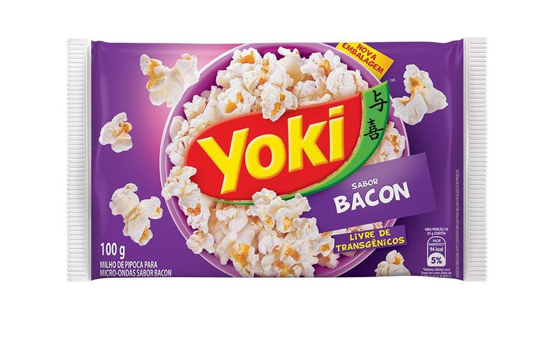 Pipoca de microondas bacon yoki 100g - GENERAL MILLS - Pipoca de Micro ...