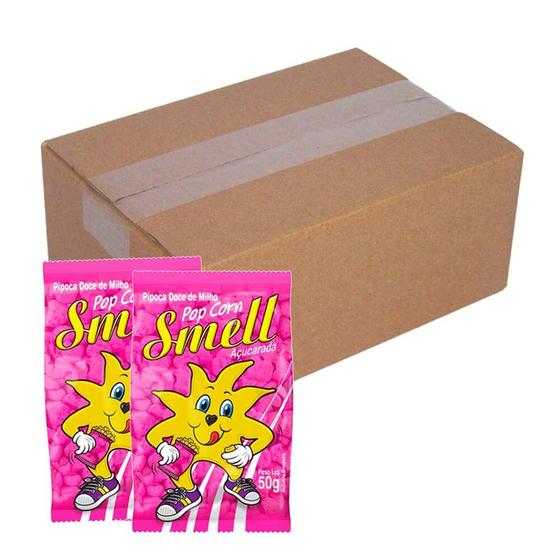 Pipoca Doce Açucarada 50g c/30 - Smell - Docemalu - Pipoca Doce ...