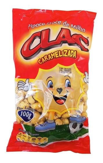 Pipoca Doce De Milho Caramelizada 100g - Clac - Glico - Pipoca Doce ...