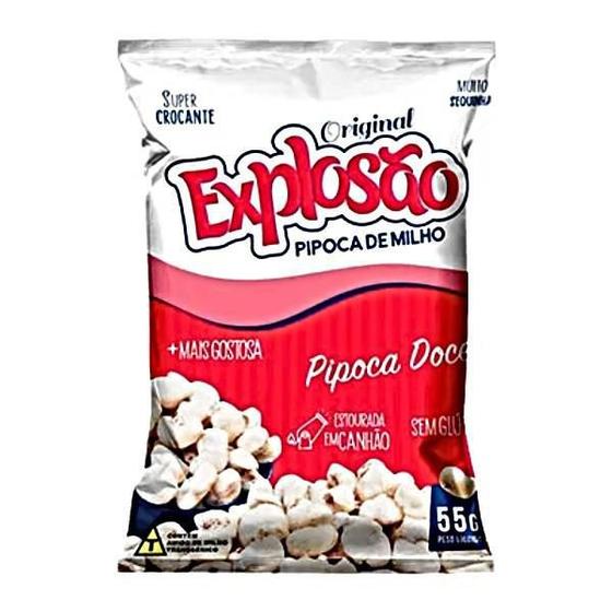 Pipoca Explosão 55G Rx 30 Unidades - Pipoca Doce - Magazine Luiza