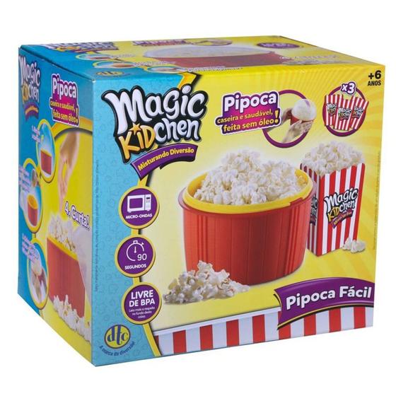 Pipoca Fácil Sem Óleo Pipoqueira microondas Magic Kidchen DTC milho ...