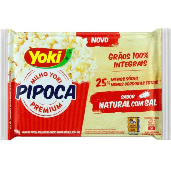 Pipoca para Microondas Natural 50g Yoki - Pipoca de Micro-ondas ...