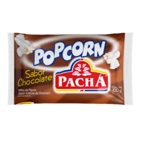 Pipoca para Microondas Pop Corn Pachá Sabor Chocolate 100g - Pipoca de ...