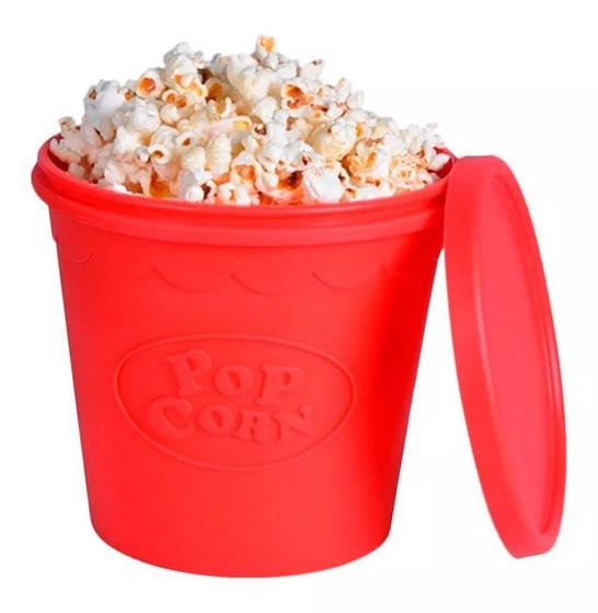 Pipoqueira De Silicone Para Microondas POPCORN Sem Óleo - Pop Corn ...