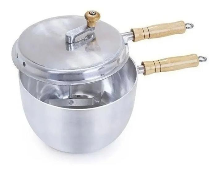 Pipoqueira Pipoquete Em Alumínio Fundido N24 / 5,2 Litros Eficaz Envio ...