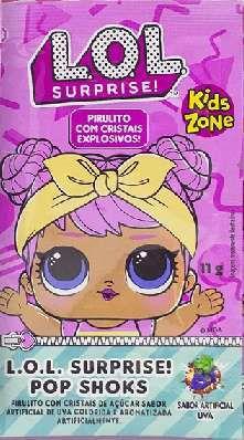 Pirulito Cristais Explosivos Kids Lol Surprise Pop Shoks - Kids Zone ...