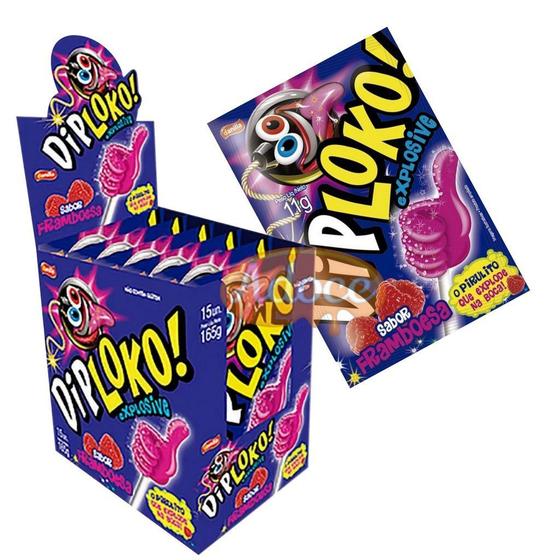 Pirulito dip loko boom 15unx11g danilla - Pirulito - Magazine Luiza