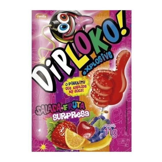 Pirulito DipLoko Com Pozinho Explode na Boca Escolha o Seu - Danilla ...