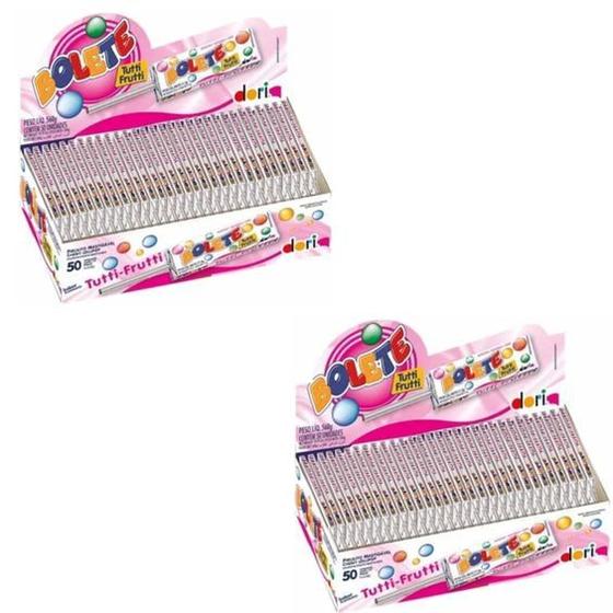 Pirulito Doce Mastigável Bolete 50 Unidades 2 Pacotes - Dori - Pirulito ...