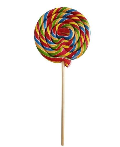 Pirulito Psicodélico Chaves Grande (Diâmetro 18cm) 300g - Galo Doce - Pirulito - Magazine Luiza