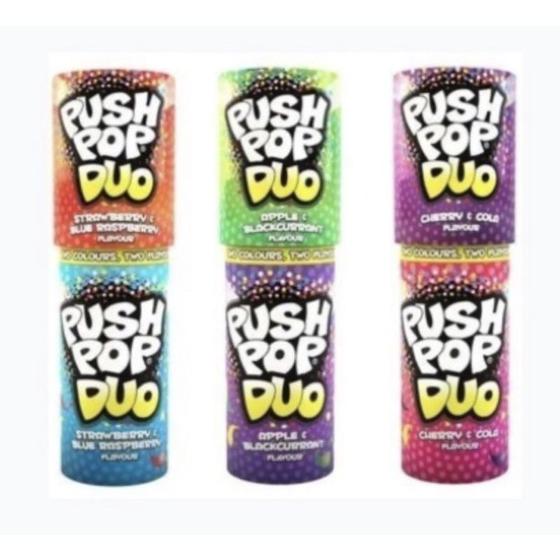 Pirulito Push Pop Duo 15g - BENEVIA - Pirulito - Magazine Luiza