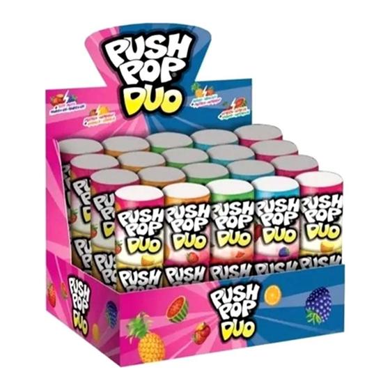 Pirulito Push Pop Duo 15g Sabores Sortidos Display Refil Com 20 ...