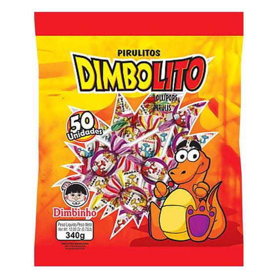 Pirulito Sortido Dimbolito c/50 - Dimbinho - Pirulito - Magazine Luiza