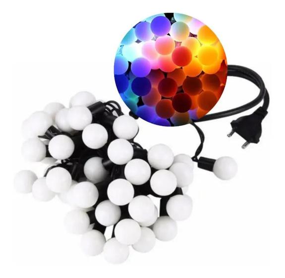 Pisca 100 Led 127v Colorido 8 Funções 8m Cerejinha Bolinha - Global ...