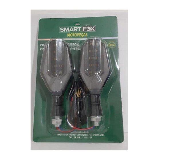 Pisca Led Modelo Universal Vazado SmartFox (todas as motos) - Lanterna do Pisca / Seta ...