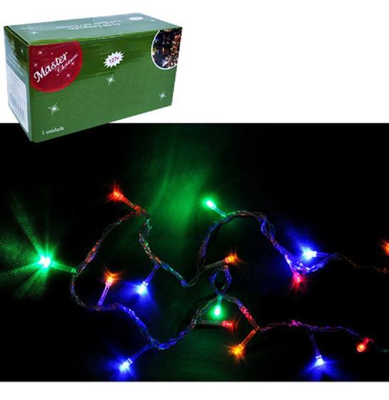 Pisca pisca 100 leds colors 127v 8,5m 8 funcoes - RIO MASTER - Pisca ...