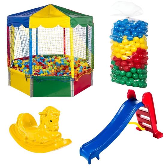 Piscina de Bolinhas Oitavada Nacional 2,00m + 500 Bolinhas ...