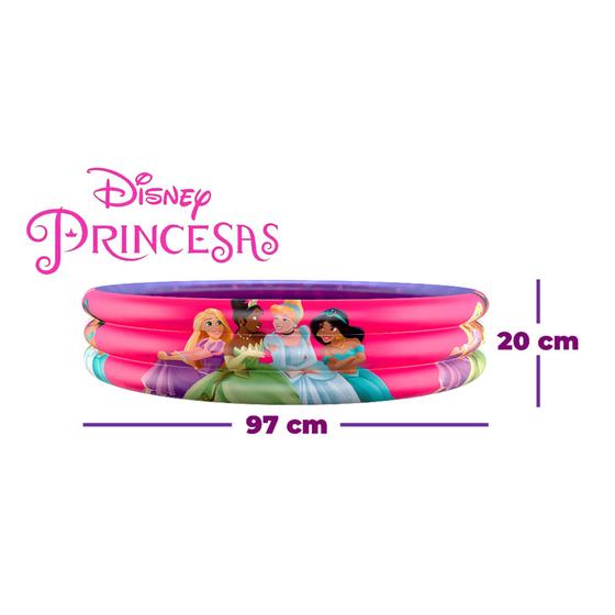 Piscina Inflável Redonda Princesas Disney Infantil 130 L - ETITOYS ...