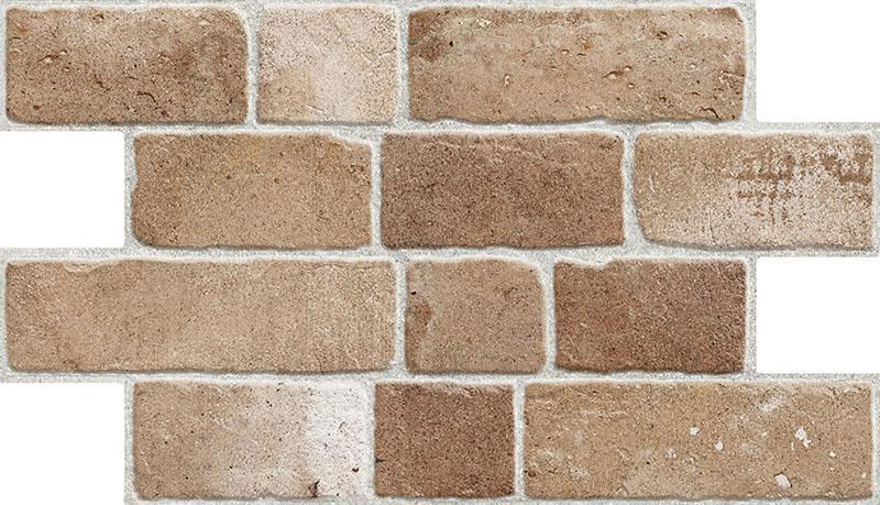 Piso Camel Bricks Terra 31x54cm Caixa 1,29m² Tijolo Savane - Materiais ...