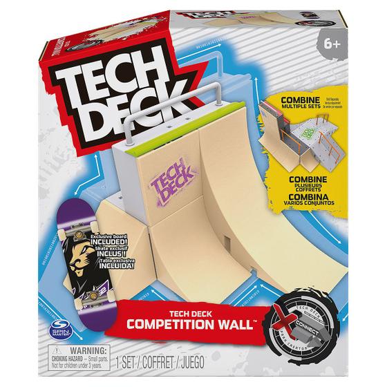 Pista Competition Wall + Skate de Dedo Finesse - Tech Deck - Sunny ...