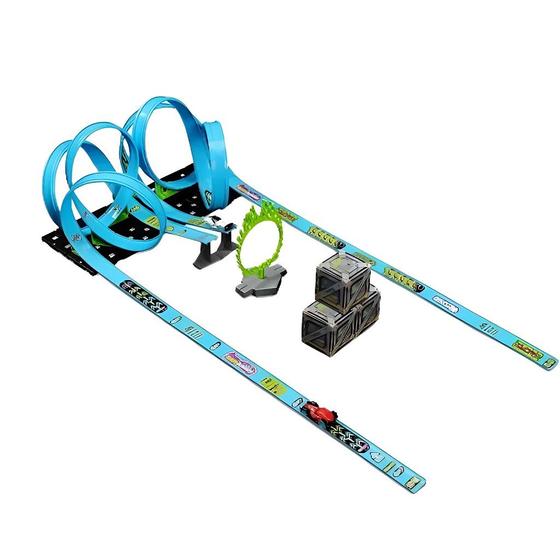 Pista Corrida Carro Carrinho Brinquedo Infantil Vortex Cyber Racers ...