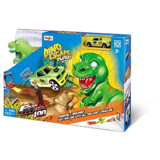 Pista Dino - FRESH METAL 3 PLAYSET ASSORTED -36 pcs - Maisto - Pistas ...