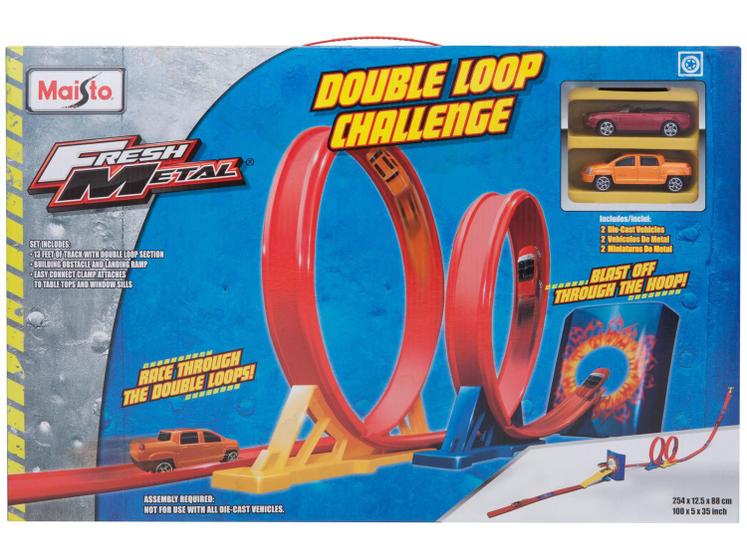 Pista Double Loop Challenge Multi - Maisto - Pistas - Magazine Luiza