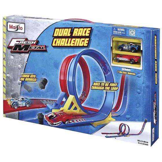 Pista Dual Race Challenge Fresh Metal Maisto 12362 - Pistas - Magazine ...