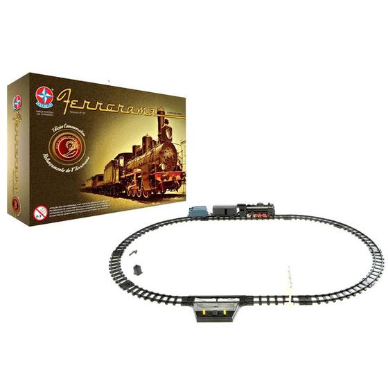 Pista e Locomotiva - Ferrorama XP 100 - Clássico - Escala 1/64 ...