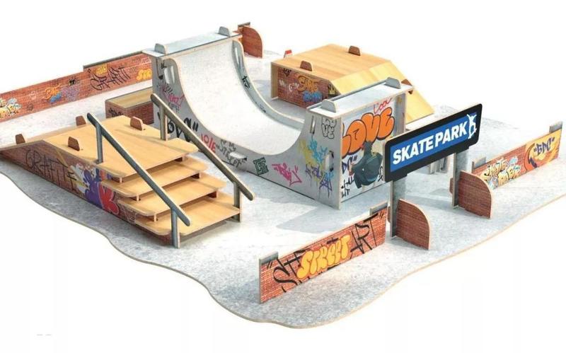 Pista Skate De Dedo Mdf Deck Fingerboard Skate Park Profissional ...