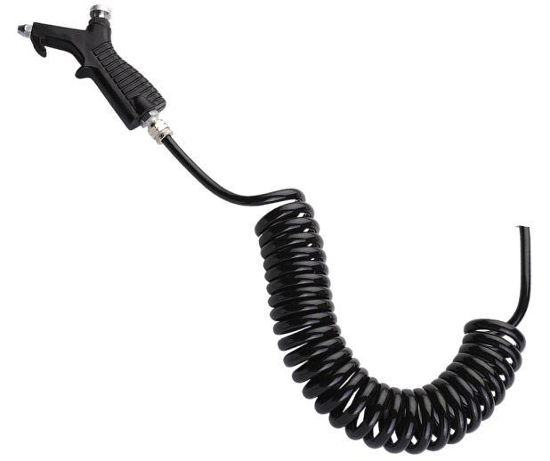 Pistola Ar Mangueira Espiral Aspiral Limpeza Cabine preta - RESFRIAR - Mangueira de Jardim ...