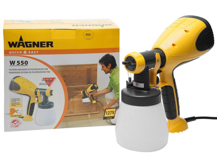 Pistola para Pintura Pulverisadora WBR W550 - 280w - Pistola de Pintura - Magazine Luiza