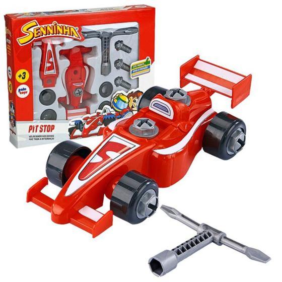 Pit Stop Carrinho de Corrida Montar e Desmontar Senninha - Paki Toys ...