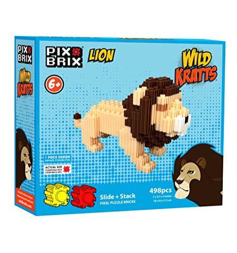 Pix Brix - Wild Kratts Pixel Art Kit - Leão, 498 Peças - Slide ...