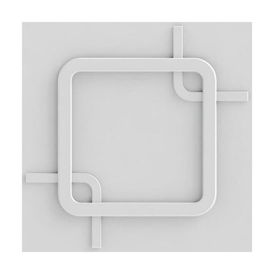 Placa 3D Revestimento 50x50 Square - Linha PREMIUM - Da Parede ...