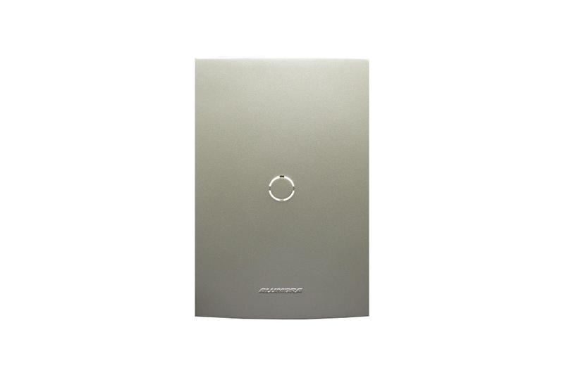 Placa 4X2 Cega Saída Fio Inova Pro Class Alumbra Champagne - Espelho ...