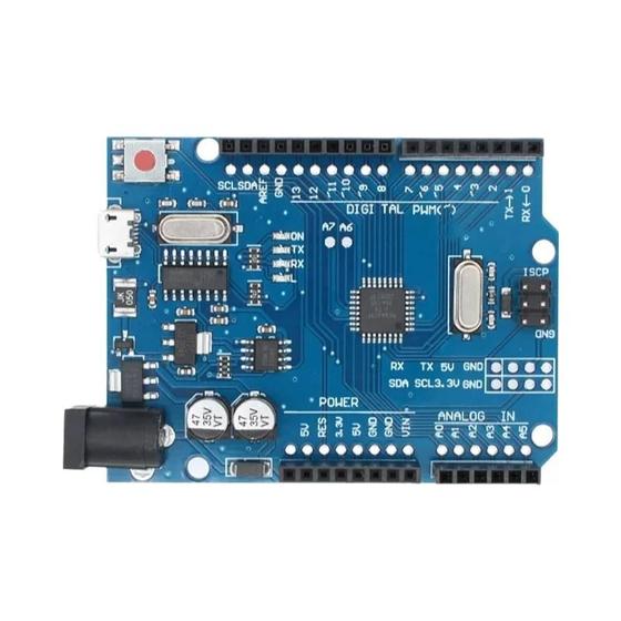Placa Arduino Uno R3 com Cabo USB - 16MHz, Chip CH340G e Mega328P ...