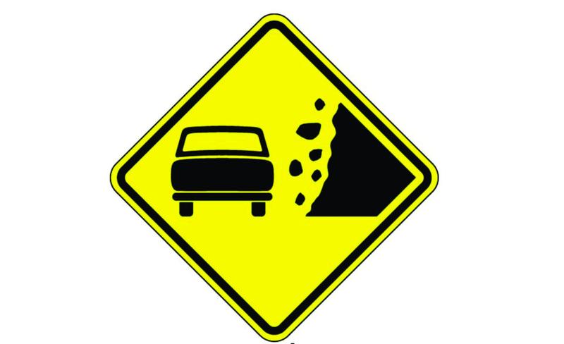 Placa Área Com Desmoronamento A-27 Refletivo 50x50 - Afonso ...